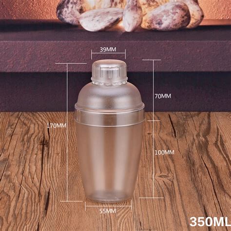 Clear Cocktail Shaker Mixer Iced Coffee Tea Maker Vicedeal