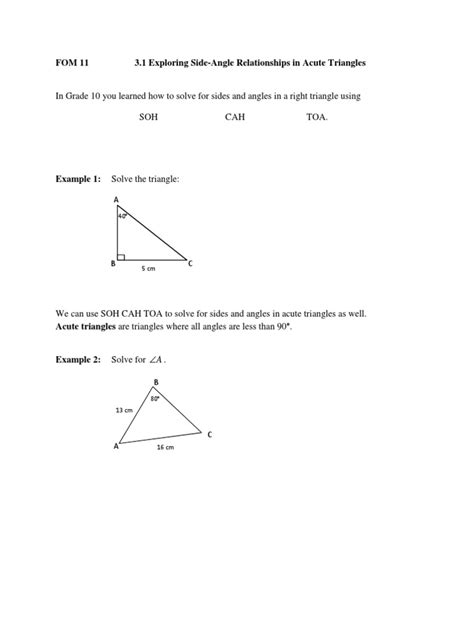 Chapter 3 Lesson Pdf Triangle Euclidean Plane Geometry