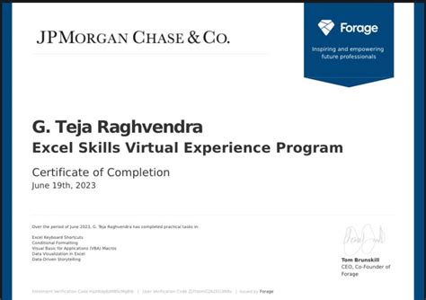 Teja Raghvendra Gorli On Linkedin Finished The Task🙌😌 From Forage Jpmorgan Chase And Co