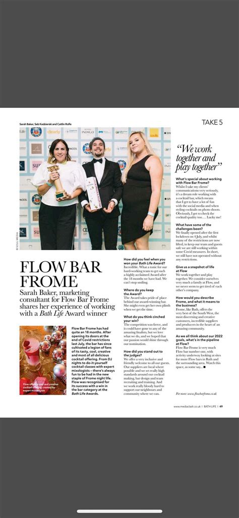 With Thanks To Lydia Tewkesbury And Sarah Moolla At Bath Life Mag For