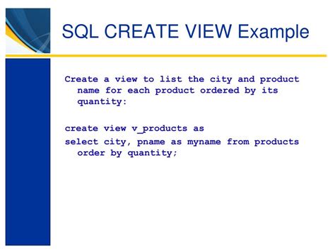 Ppt Sql Views Powerpoint Presentation Free Download Id3172692
