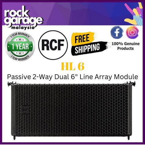 RCF HL Passive Way Dual Line Array Module HL HL Shopee Malaysia