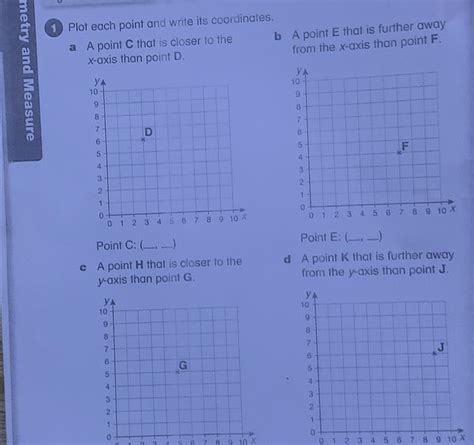 1 ﻿plot each point and write its coordinates a a