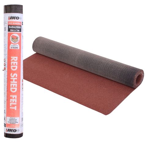 Roofing Paper Types Standard Grade Shed Roof Felt Red Mineral 2624 X