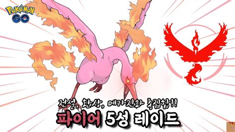 전설 환상 메가진화 포켓몬 총집합 5성 파이어 레이드 Youtube
