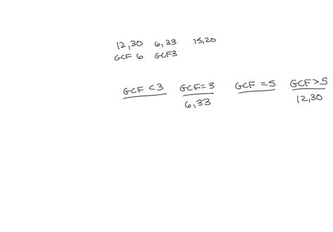 SOLVED Drag Each Pair Of Numbers To Show If Their Greatest Common Factor GCF Is Less Than