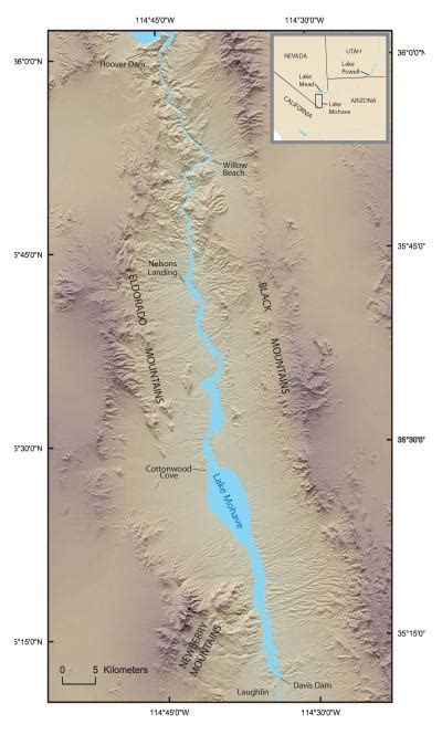 Surficial Geology And Analysis Post Impoundment Sediment Lake Mohave