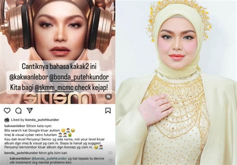 Cantiknya Bahasa” Siti Nurhaliza ‘sound Netizen Hina Kulit Album Tergamak Tuduh Gila