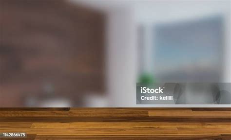 갈색 톤의 대형 창문이 있는 욕실 현대적인 디자인입니다 3d 렌더링 나무로 되는 테이블 0명에 대한 스톡 사진 및 기타 이미지 Istock