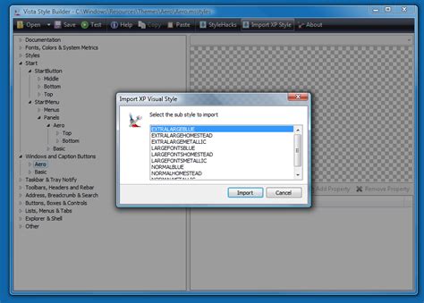Как пользоваться windows style builder