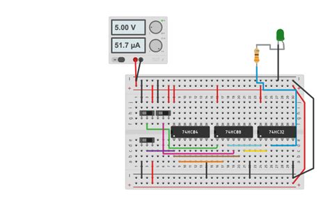 Circuit Design Mux Multiplexor 2 Entradas 1 Salida Tinkercad