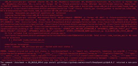 Bug Cant Compile Deepspeed Version 081 With Cuda 117 · Issue 2914 · Deepspeedai