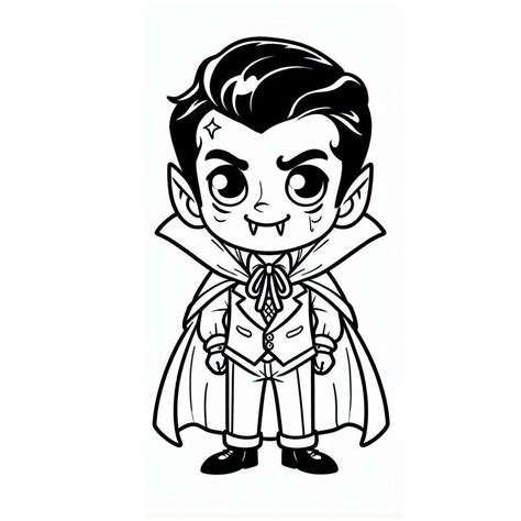 Coloriage Vampire à Imprimer Et Dessin