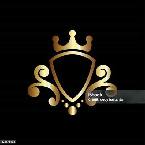 고급 로얄 쉴드 벡터 팔과 기사 엠블럼 또는 전령 방패 문장의 코트에 좋은 갑옷에 대한 스톡 벡터 아트 및 기타 이미지 갑옷 고급 고전 양식 Istock