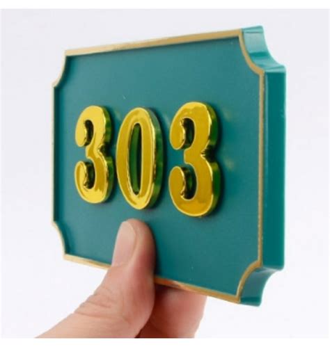 고급스러운 분위기 그린 호실판 아파트 사무실 현관문 표찰 호수 번호 판 오피스텔 펜션 호텔 방번호 객실 티몬