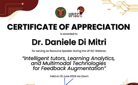 Invited Talk At The University Of The Philippines Edutec Science