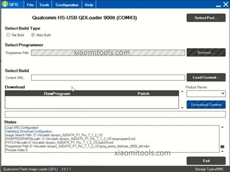 How To Use Qualcomm Flash Image Loader QFIL Xiaomi Tools