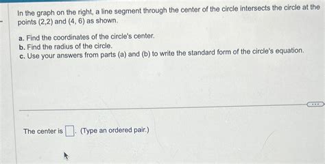 Solved In The Graph On The Right A Line Segment Through The