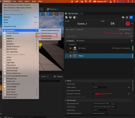 Настройка Live Link анимации лица в Unreal Engine 5 Flame Dragons