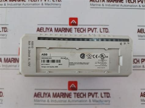 Abb Ai810 3bse008516r1 Analog Input Module 8ch 0 20ma 0 10v Pr Aa G3 Ebay