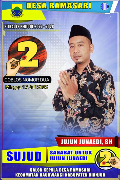 Jujun Junaedi S H Calon Kepala Desa Ramasari Kecamatan Haurwangi Kabupaten Cianjur