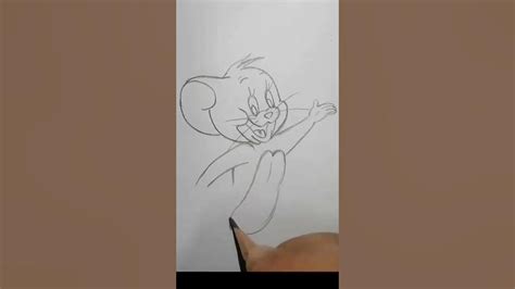 رسمة جيري توم وجيري كارتون How To Draw Tom And Jerry Cartton Youtube