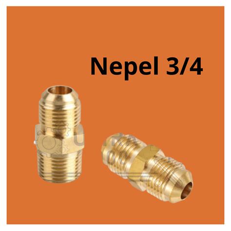 Double Nepel 3 4 Nepel Ac Mobil Angin Kompresor 1 4 Nepel Sambungan Selang Alat Alat Ac