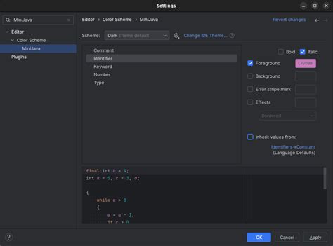 Minijava Syntax Highlighting Intellij Ides Plugin Marketplace