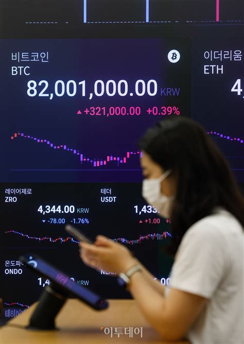 비트코인 잇따른 악재에 8100만원대로 하락 포토 이투데이