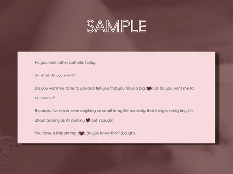 Tiny Little Shrimp Dck Sph Joi Scripts F4m Adult Creator Joi Scripts