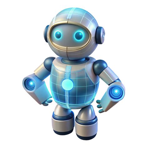 Friendly Robot Ai Technology Future Automation Innovation Digital Cute 3d Render Machine