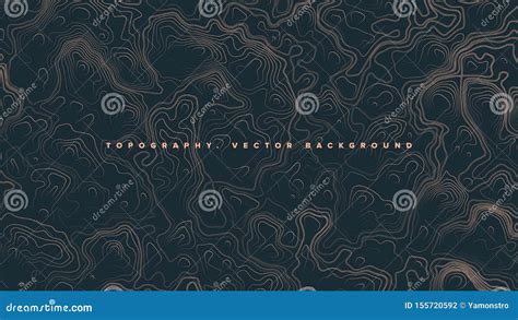 Topographic Map Contour Background Pattern Contour Landscape Map Concept Abstract Geographic