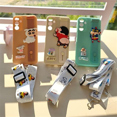 깐부케이스 짱구 산리오 갤럭시 A15 버디3 버디2 X커버5 신비키즈폰3 케이스 목걸이 스트랩 A24 A25