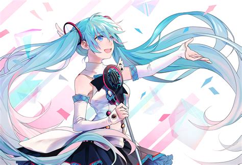 Hatsune Miku Magical Mirai Miku And Magical Mirai Miku Vocaloid And More Drawn By