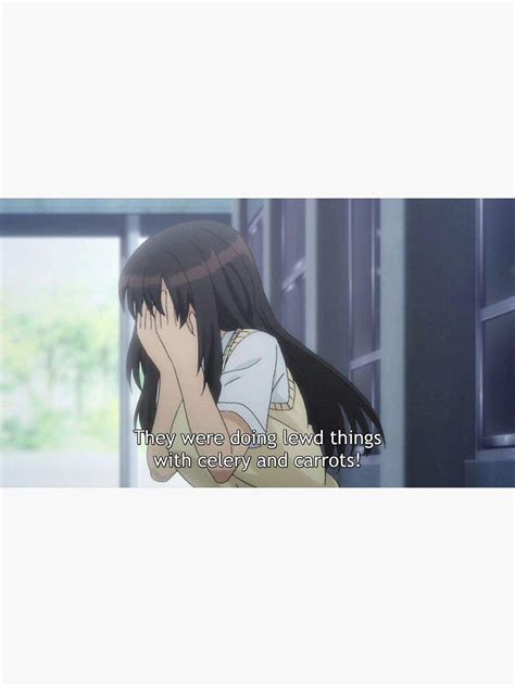 They Were Doing Lewd Things With Celery And Carrots Art Print By Danknesshazard Redbubble