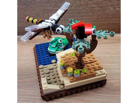 Lego Moc Pondside Idyll 31143 Alternate Build By Macharius Rebrickable Build With Lego