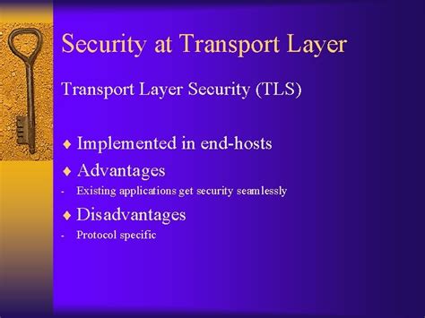 Internet Protocol Security An Overview Of IPSec Outline