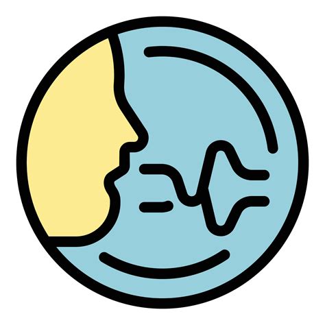 Human Voice Recognition Icon Color Outline Vector 19190929 Vector Art At Vecteezy