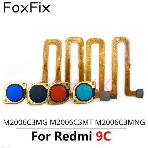 ปุ่มเซนเซอร์ลายนิ้วมือ แบบเปลี่ยน สําหรับ Xiaomi Redmi 9c และ 9c Nfc M2006c3mg M2006c3mt