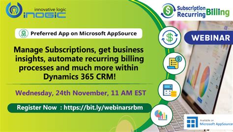 Webinar Manage Subscriptions Get Business Insights Automate Recurring Billing Processes And