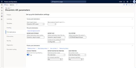 How To Set Up Global Parameters Docentric Ax