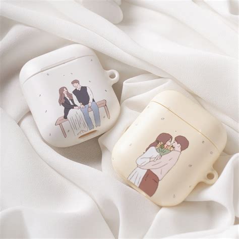 🎁주문 제작🎁 커플 드로잉 일러스트 사진 에어팟3 케이스 에어팟케이스 에어팟 프로 케이스 갤럭시 버즈3 버즈3프로 버즈 플러스 라이브 프로 생일 기념일 단체 가족 선물 에이블리