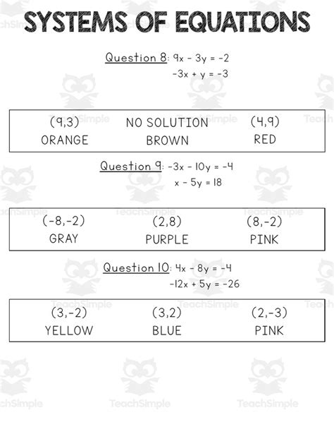 3 Variable System Of Equations Worksheets Math Monks Worksheets Library