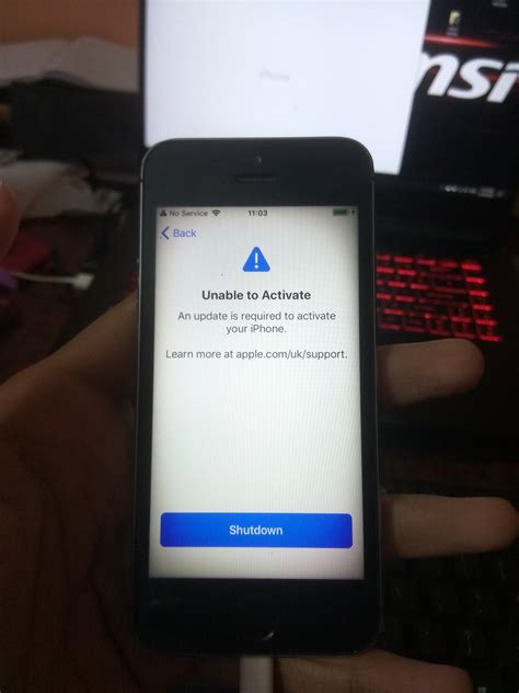 Iphone 5s On Ios 12 4 8 First Used Theatred Bypass Icloud Tool It Worked Then I Inserted A Sim