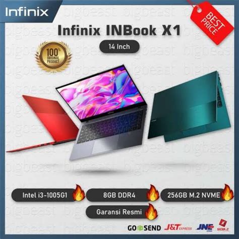 Jual Infinix Inbook X1 8 256 GB Core I3 1005G1 Garansi Resmi Laptop Infinix Shopee Indonesia