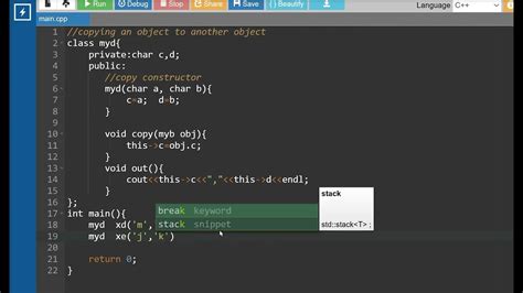 V10 Cpp Copying Object To Another Object Returning The This By