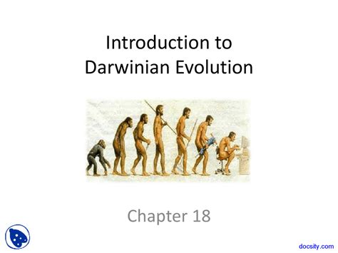 Introduction To Darwinian Evolution Biology Lecture Slides Docsity