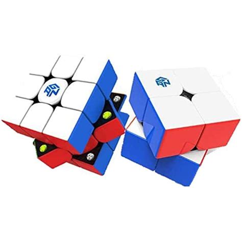 Gan Magnetic Basic Package Includes Gan 251 M Air 2x2 Magnetic Speedcube And Gan 356 M Lite