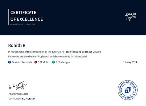 Rohith R On Linkedin Pytorch Deeplearning Ai