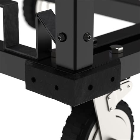 Horizontal Post Storage Cart 12 Posts Or 24 Posts Trafford Industrial Crowd Control Warehouse